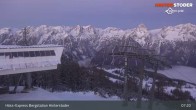 Webcam Hinterstoder: Höss-Express Bergstation 1858 m... • Pyhrn-Priel • Livecam • Live-Stream