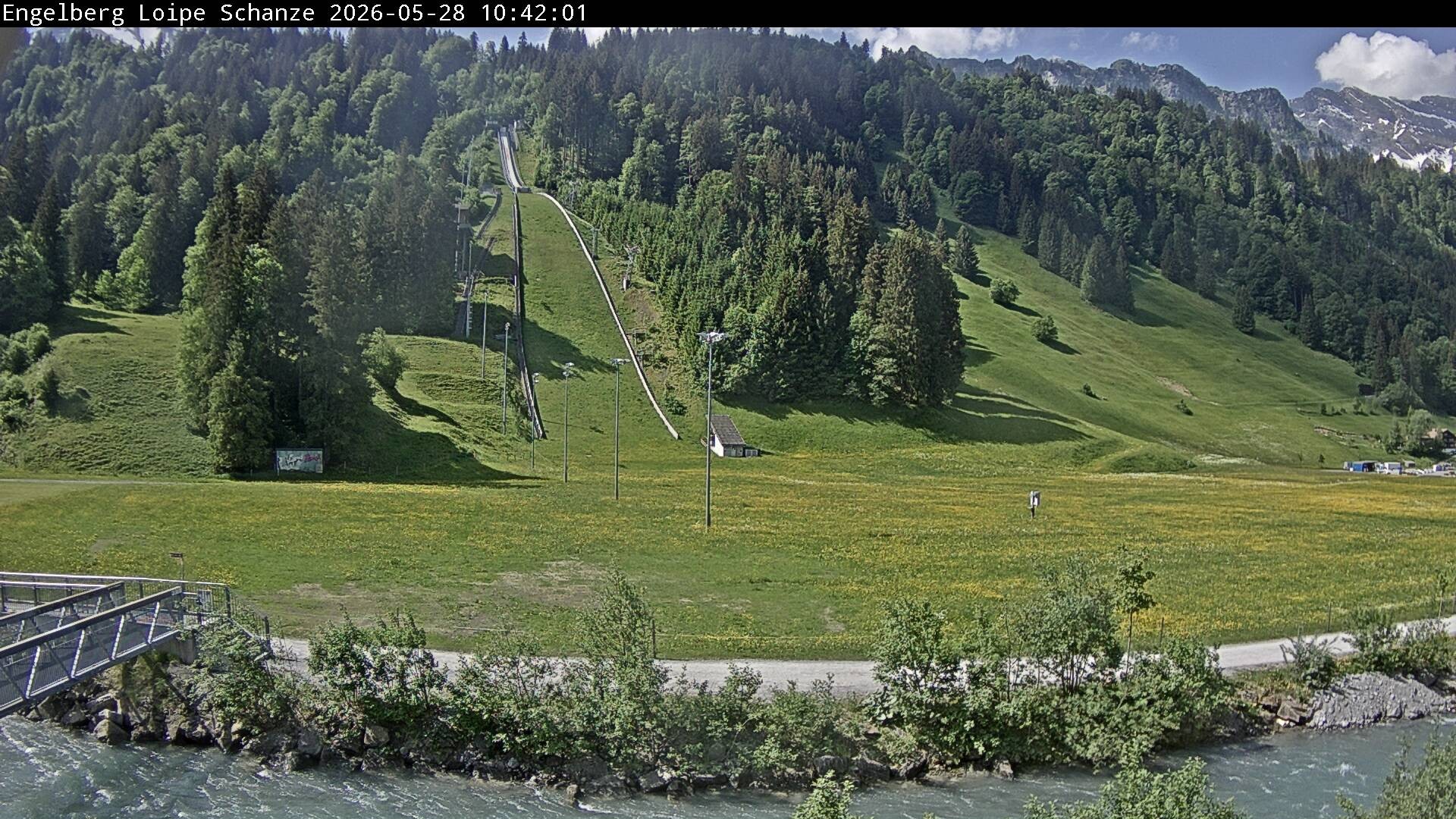 Webcam Engelberg: Skisprungschanze 1006 m... • Obwalden • Livecam ...