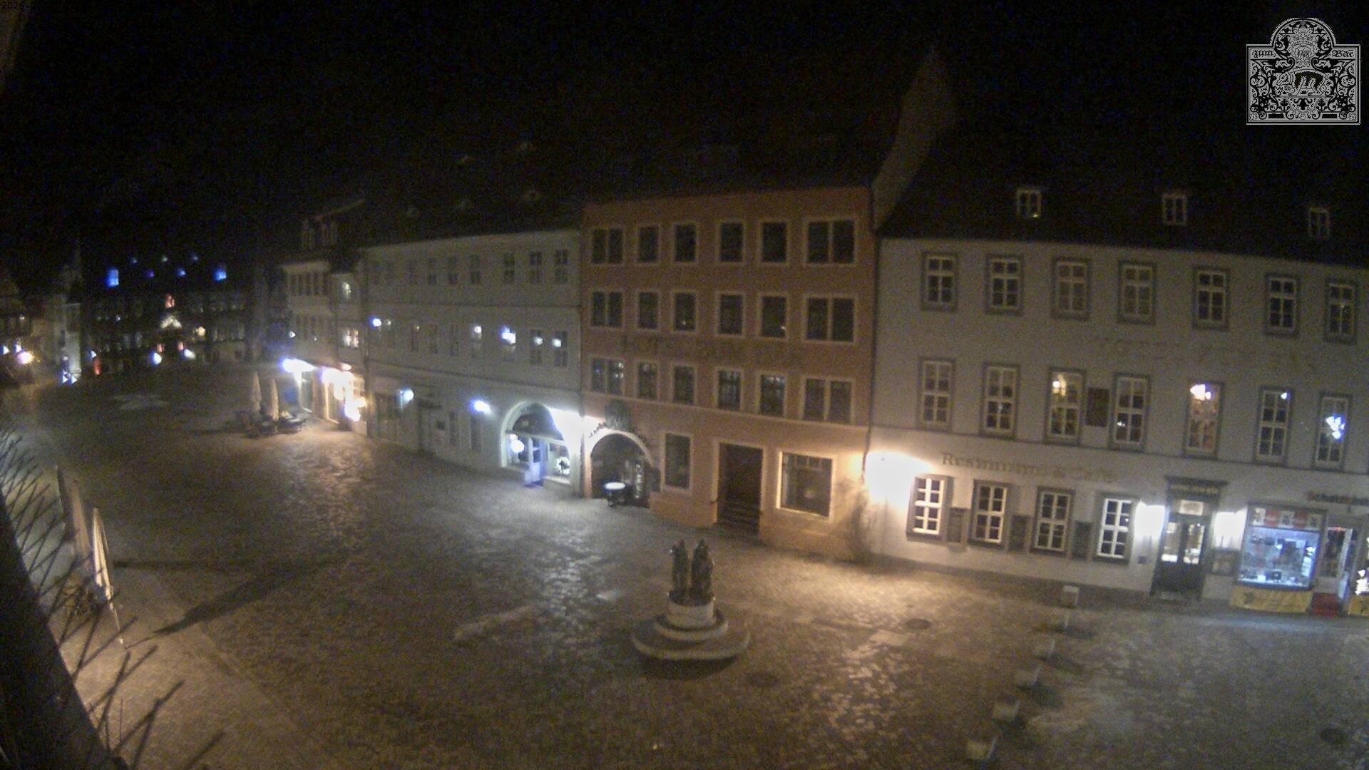Webcam Quedlinburg im Harz: Markplatz 127 m... • Harz (Sachsen-Anhalt ...